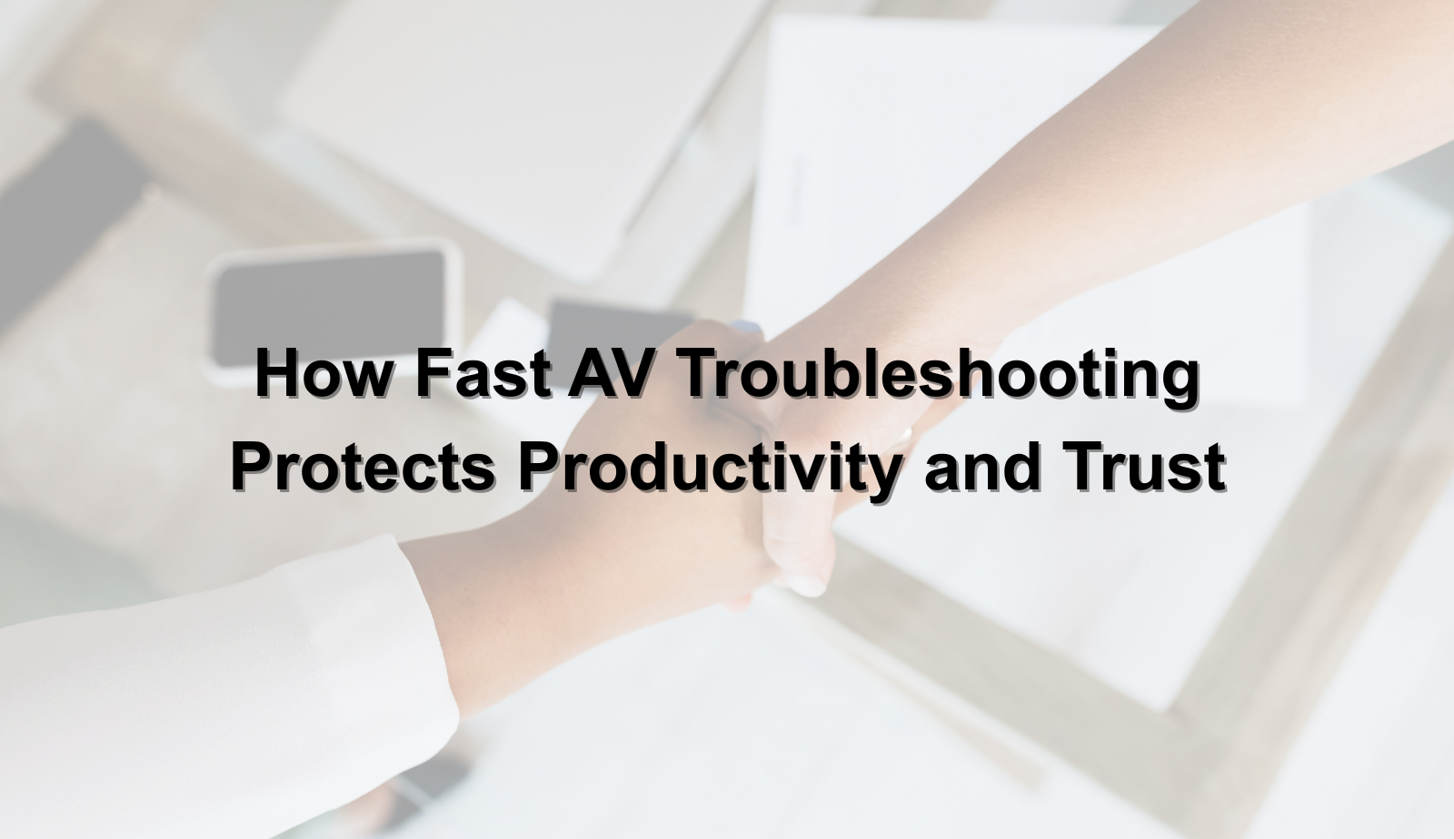How Fast AV Troubleshooting Protects Productivity and Trust ...